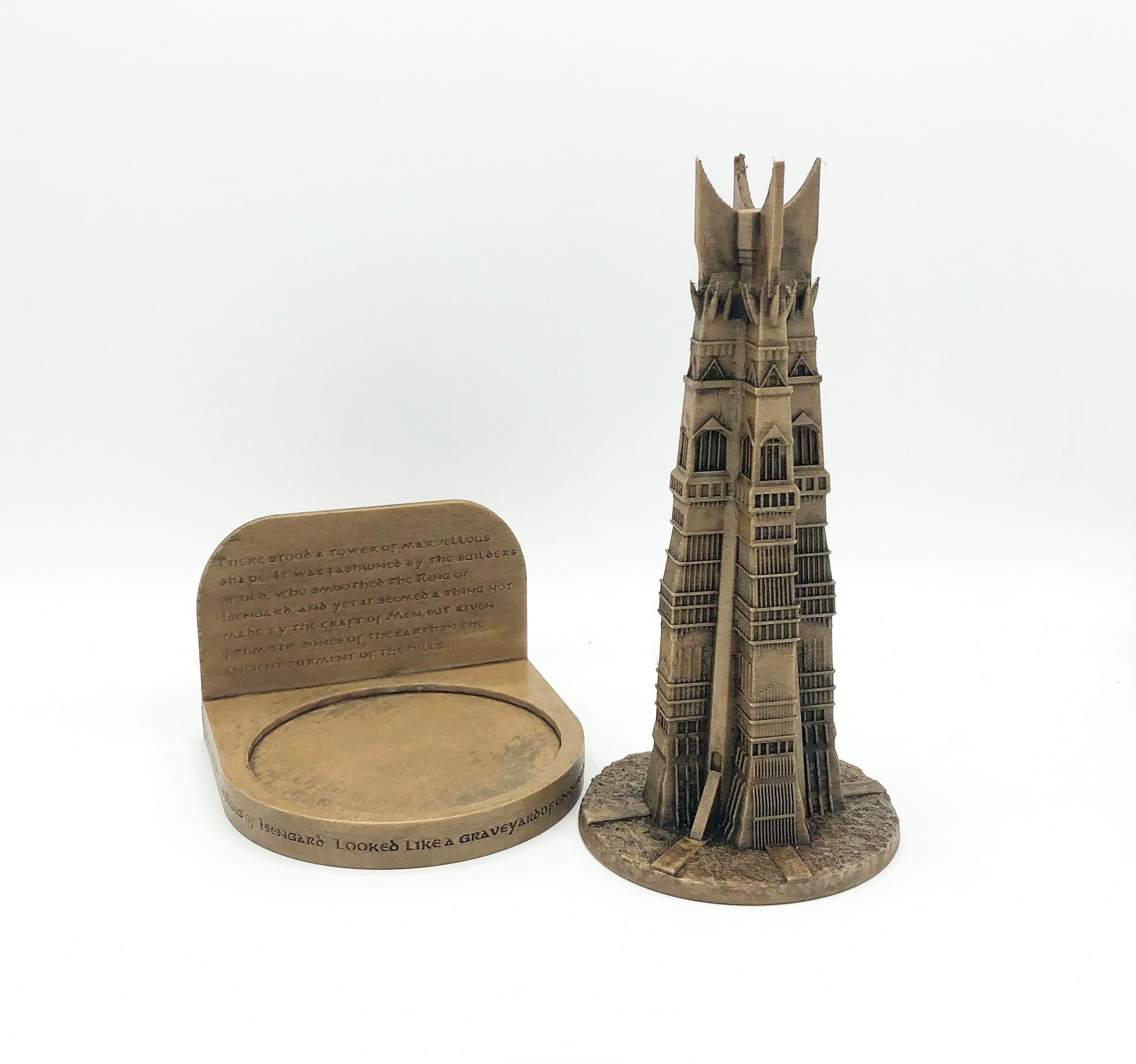 Two Towers Orthanc and Barad-dur Bookends 3D Printed - Etsy Canada