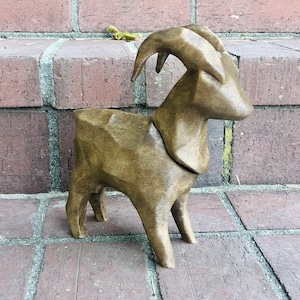 3D Printed Hand-painted Goat of Warding Statue Figure Inspired by ...