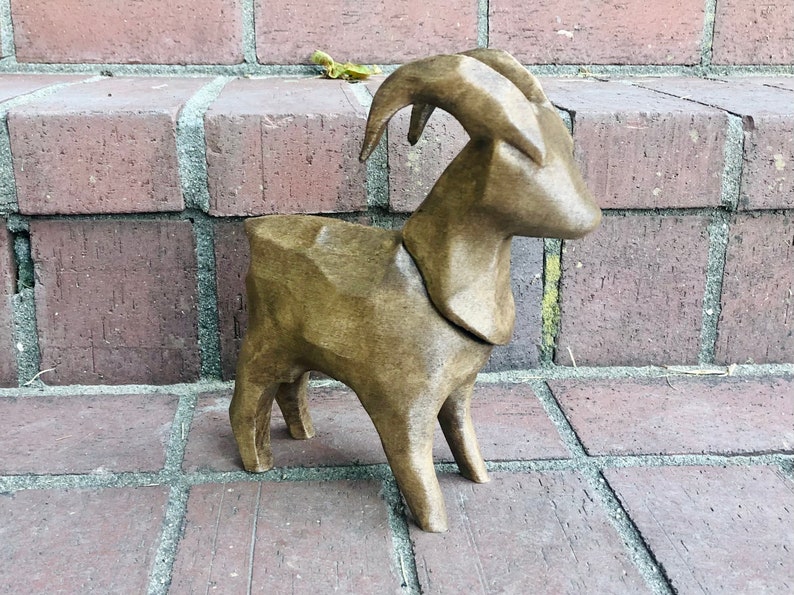 3D Printed Hand-painted Goat of Warding Statue Figure Inspired - Etsy