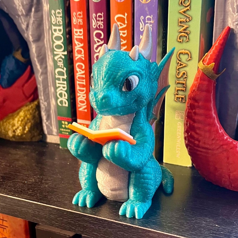 Cute Dragon Bookend - Etsy
