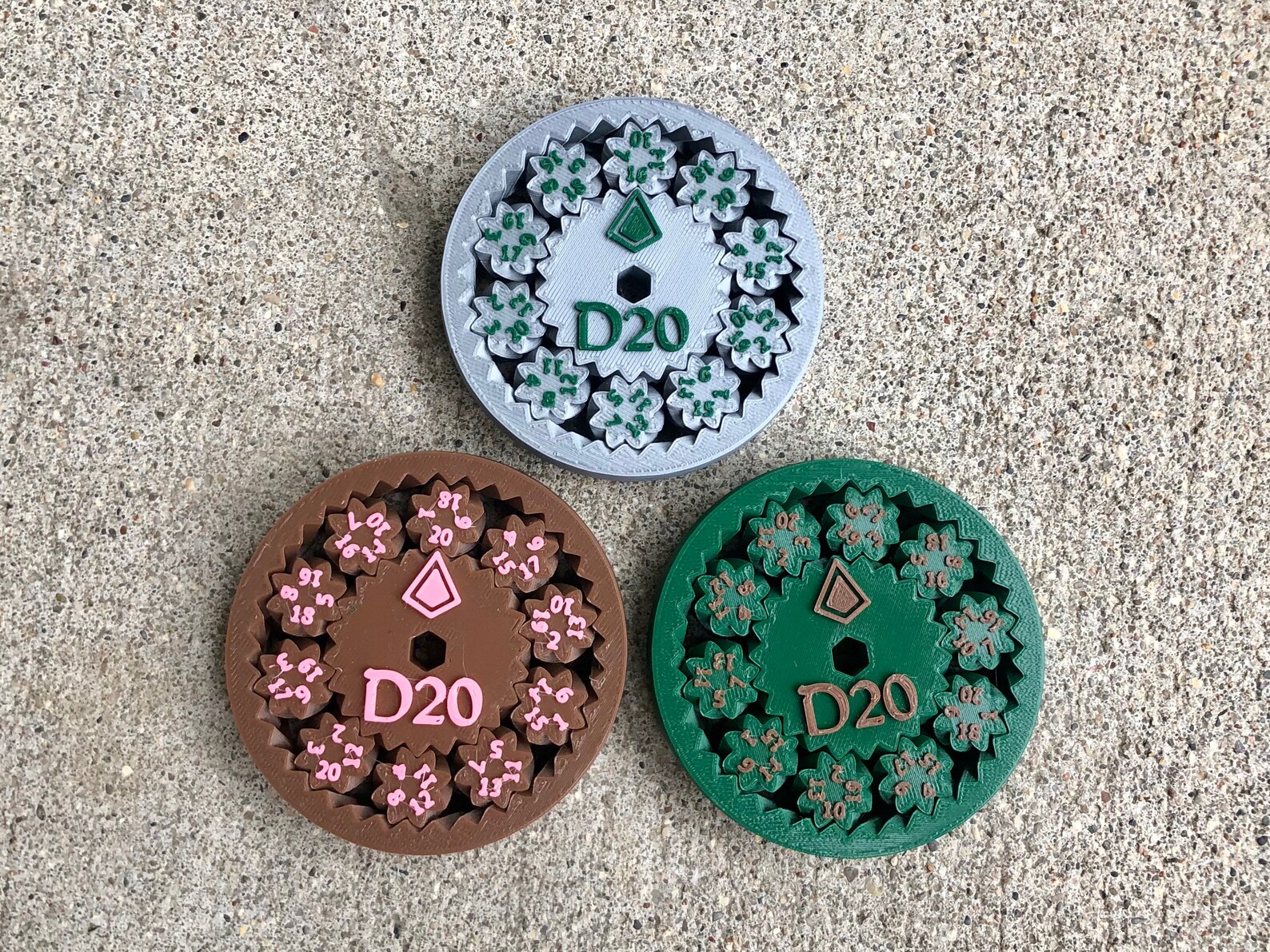 D20 Dice Spinner TTRPG Dice Alternative Customizable Colors - Etsy