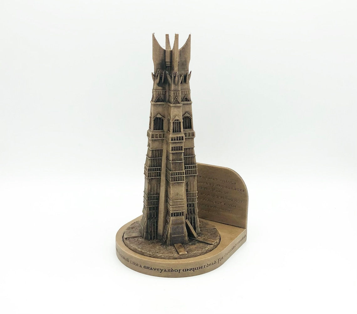 Two Towers Orthanc and Barad-dur Bookends 3D Printed - Etsy
