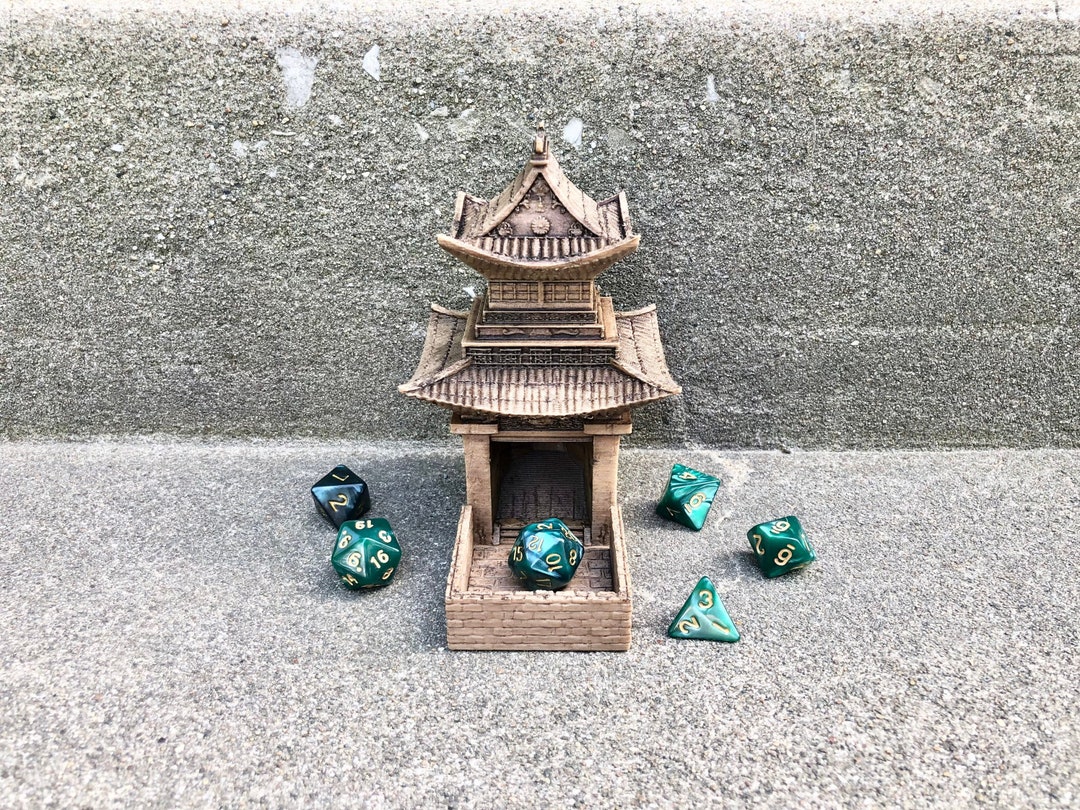 Shogun Dice Tower From Fate's End Tiny Towers by Kimbolt Creations - Etsy