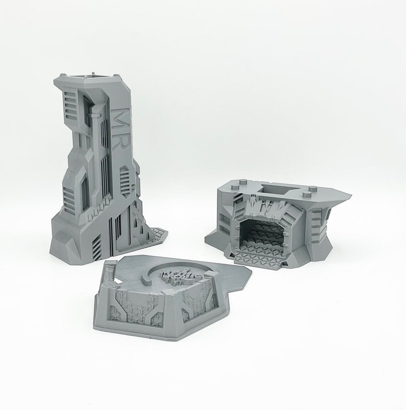 Control Tower Sci-fi Set Dice Tower From Mythic Roll Dice - Etsy