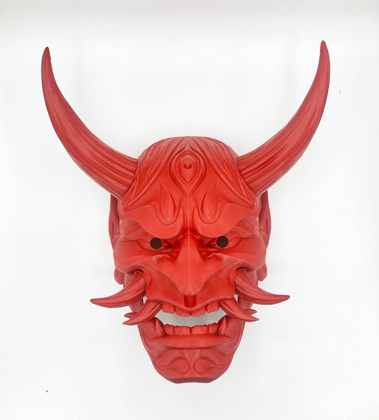 3D Printed Japanese Hannya Mask Oni Demon Mask Samurai Mask - Etsy