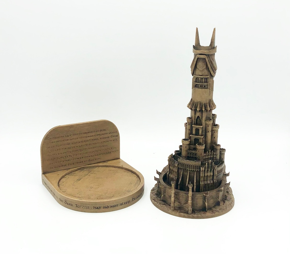 Two Towers Orthanc and Barad-dur Bookends 3D Printed - Etsy