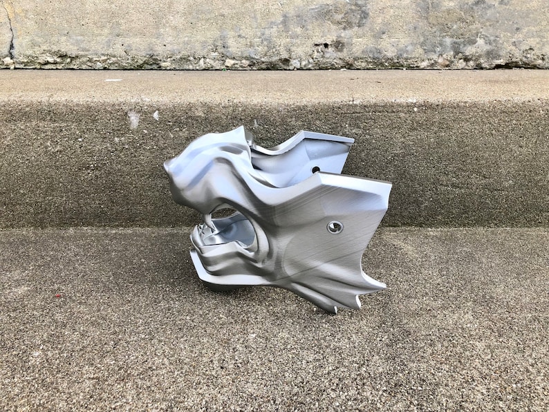 Wolf Oni 3D Printed Cosplay Mask - Etsy