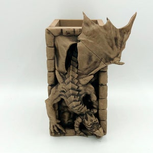 Black Dragon Book Nook Insert 3D Printed Hand-painted Fantasy Book Nook ...