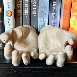Cupped Hands Book Stand - Forward Facing Book Display - 3D Printed ...