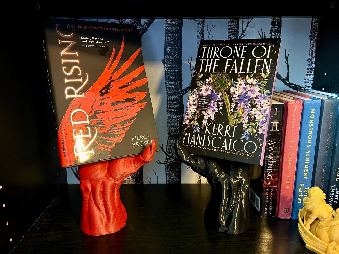 Demon Hand Book Stand - Left and Right Hand Book Display - 3D Printed ...