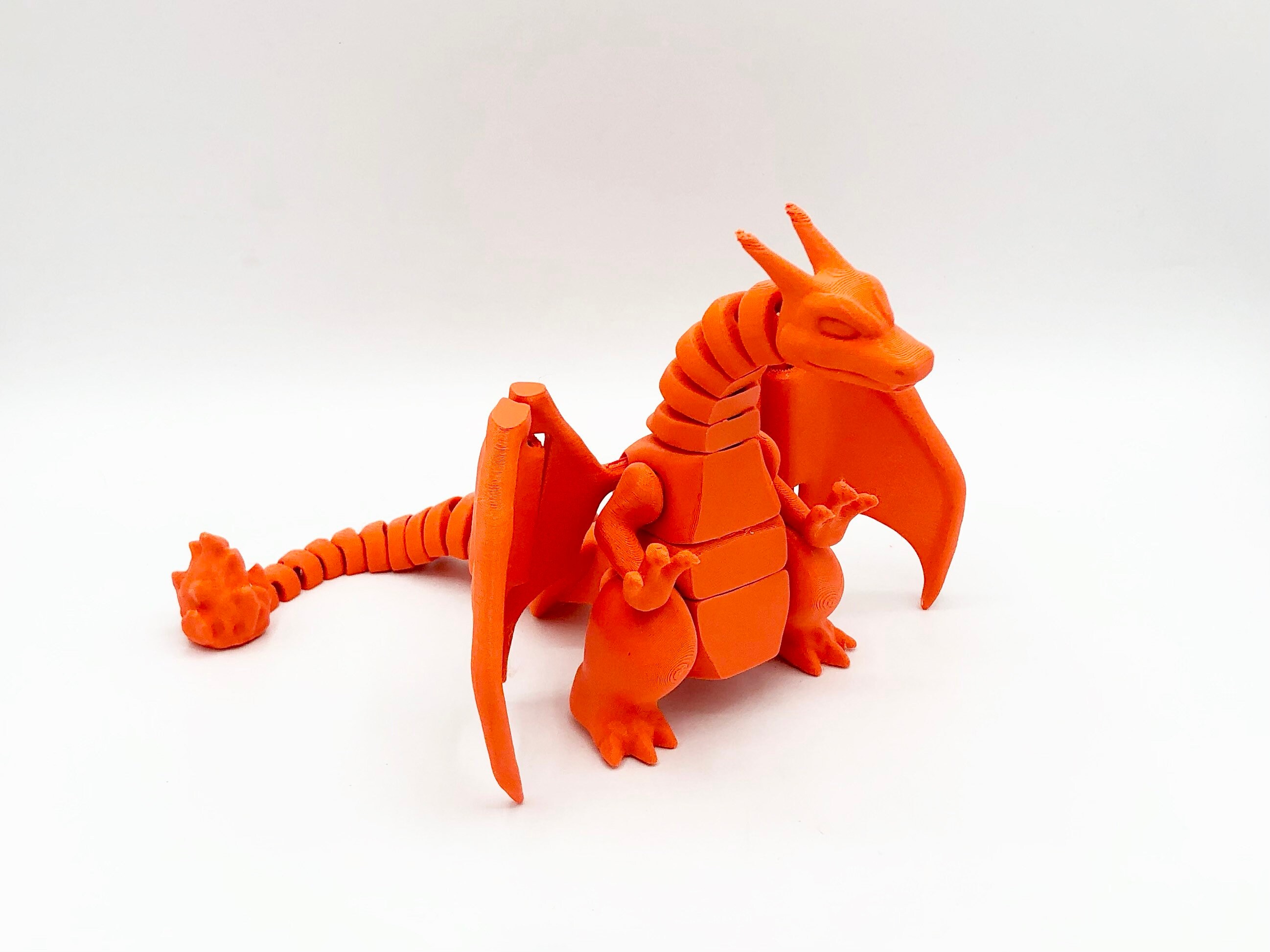 3D Printed Articulated Flexi Charizard Fire Dragon Fidget Toy | Etsy Canada