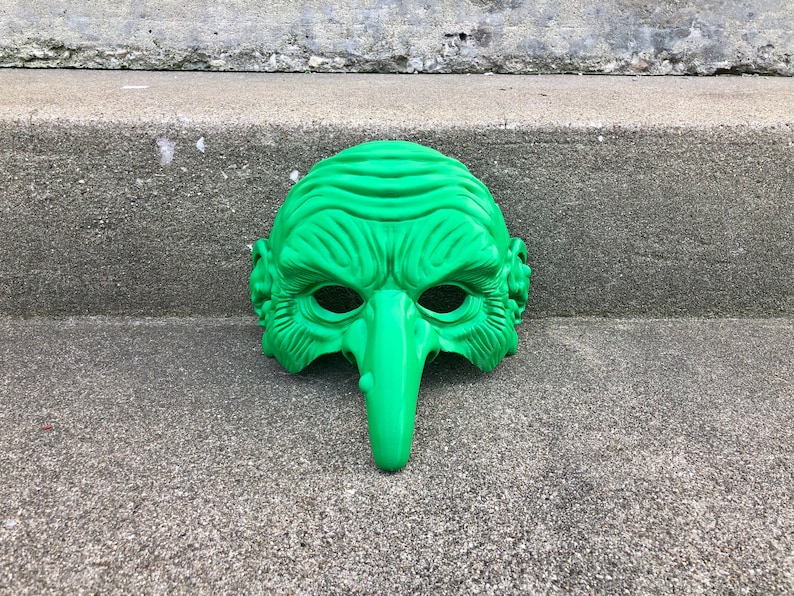 3D Printed Halloween Witch Cosplay Mask Various Colors - Etsy