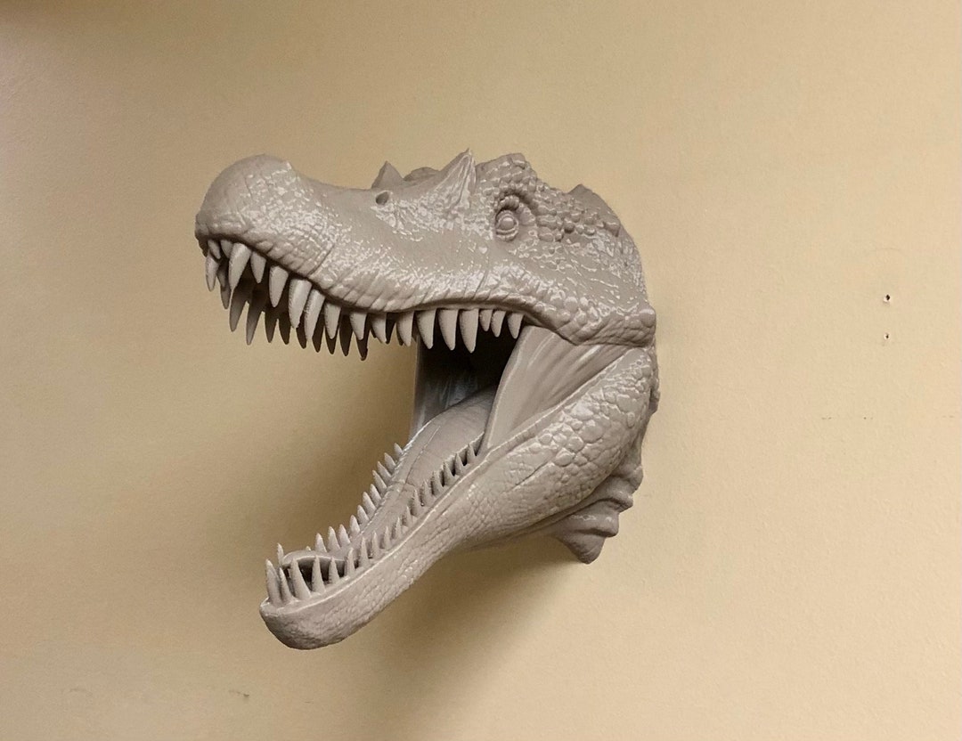 Spinosaurus Head Wall Art Mount - 3D Printed Bust - Etsy