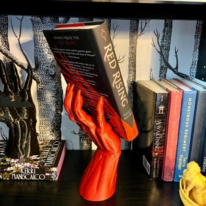 Demon Hand Book Stand - Left and Right Hand Book Display - 3D Printed ...