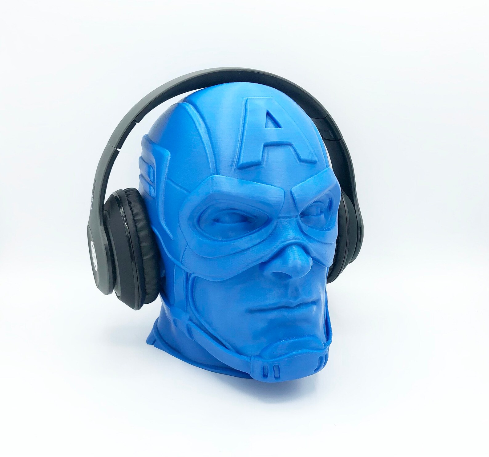 Captain America Headphone Head 3D Printed Headphone Stand - Etsy