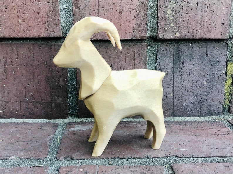 3D Printed Hand-painted Goat of Warding Statue Figure Inspired - Etsy