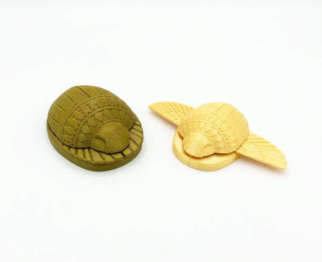 Scarab of Ammit Compass With Expanding Wings 3D Printed Desk Diorama ...