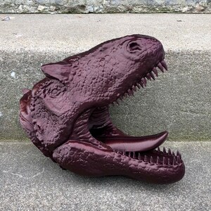 Allosaurus Head Wall Art Mount - 3D Printed Bust - Etsy