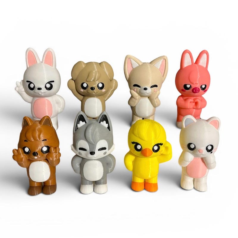 Chibi Animal Figures - Etsy