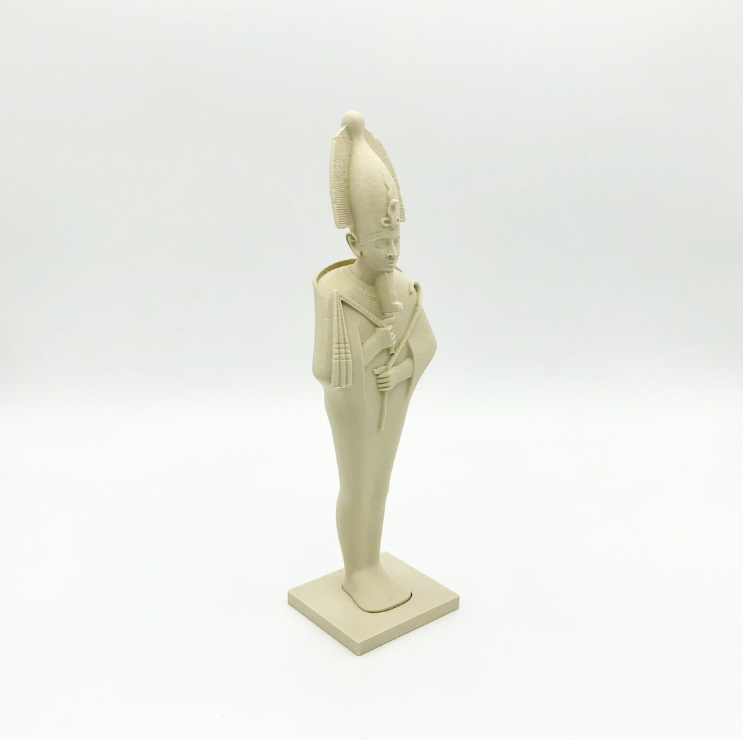 Osiris Ancient Egyptian Deity Ushabti Statue 3D Printed Desk Diorama ...