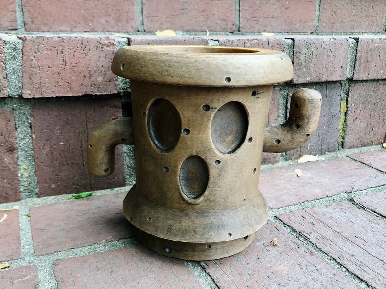 3D Printed Hand-painted Gyroid Lloid Succulent Planter Vase - Etsy