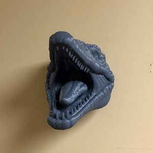 Mosasaurus Head Wall Art Mount - 3D Printed Bust - Etsy