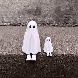 Spooky Ghost 3D Printed Halloween Figure Standing Fidget Trick or Treat ...