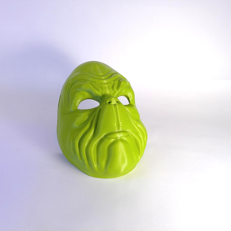 Grinch Mask Holiday Costume Face Mask Festive Wear - Etsy