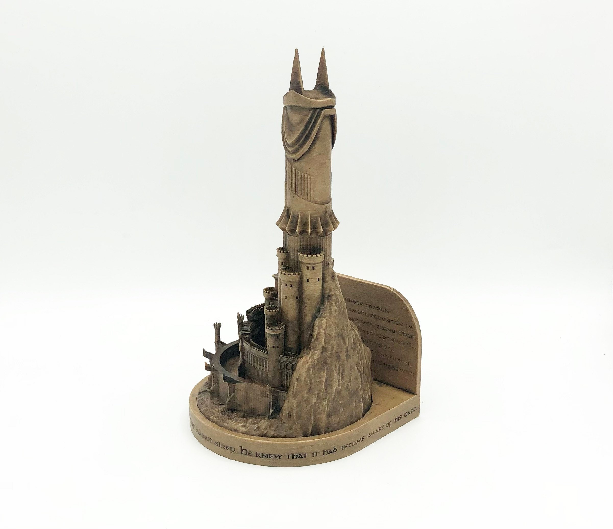 Two Towers Orthanc and Barad-dur Bookends 3D Printed - Etsy Canada