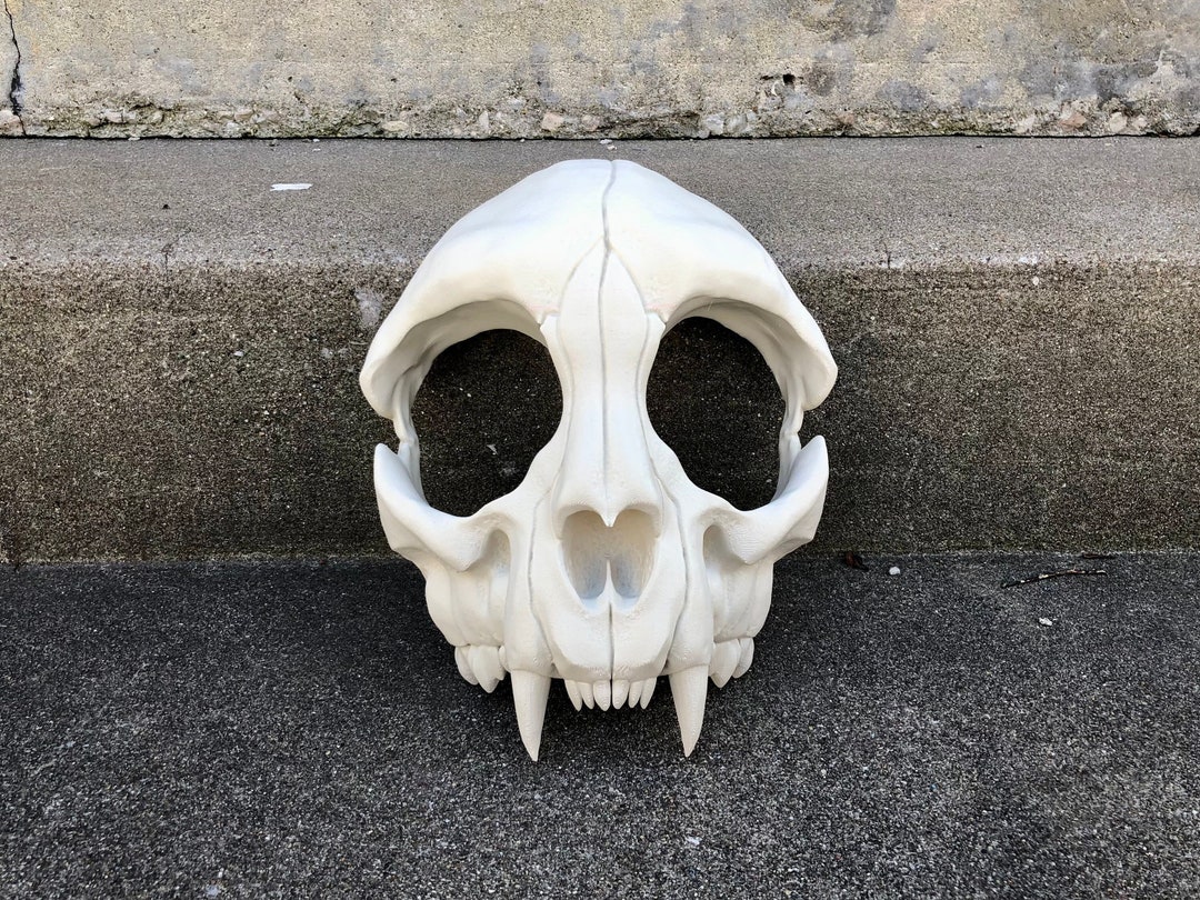 Cat Skull Mask - 3D Printed Cosplay Mask - Etsy