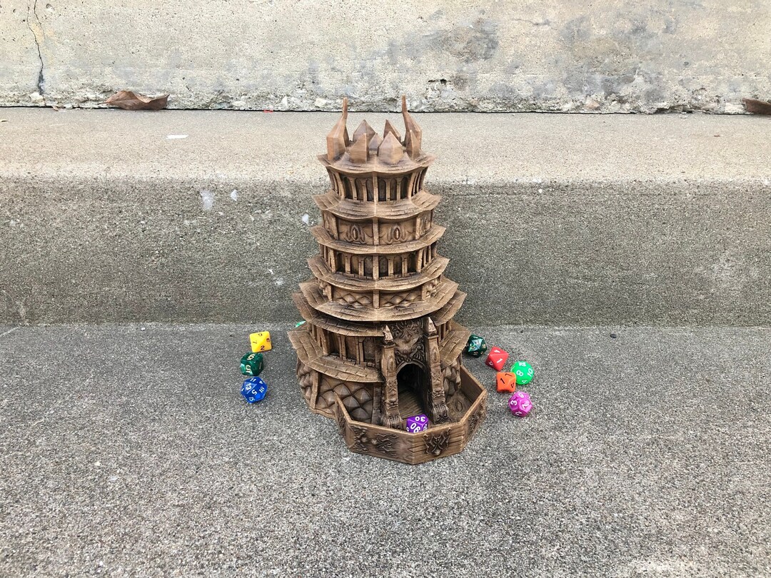 Drow Dark Elf Dice Tower From Fate's End Dice Towers by Kimbolt ...