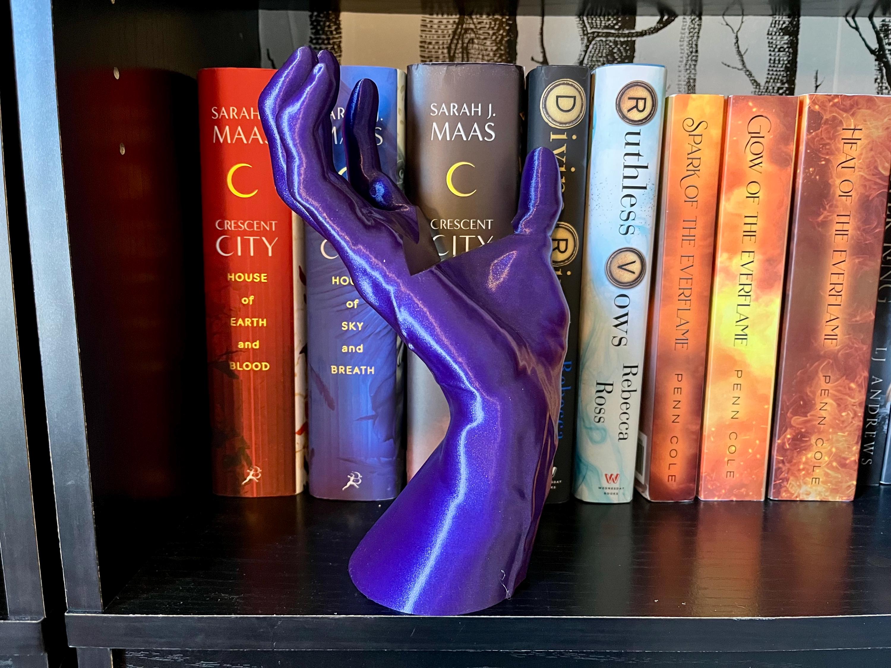 Human Hand Book Stand - Left and Right Hand Book Display - 3D Printed ...
