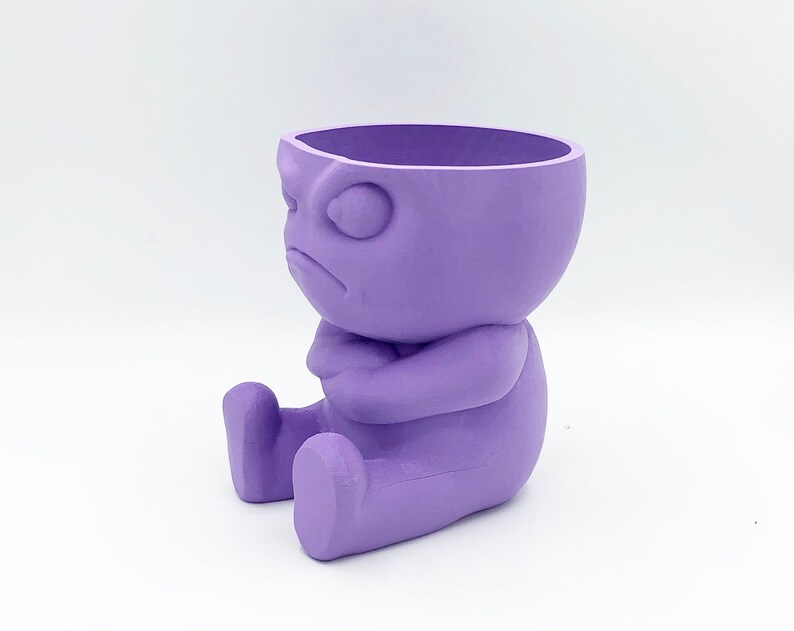 Grumpy Planter 3D Printed Succulent Planter Pot Vase Various - Etsy