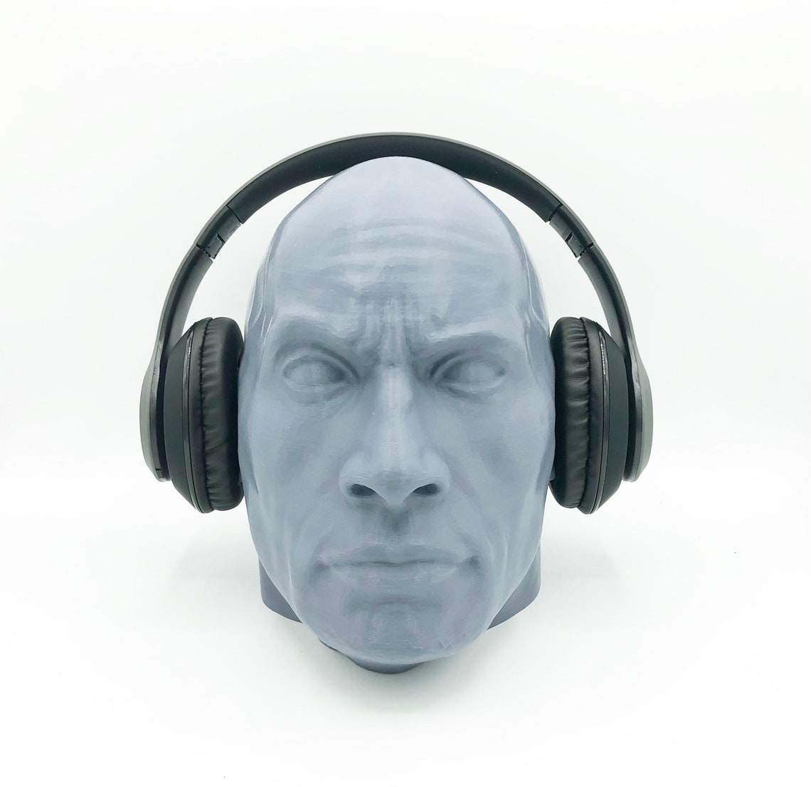 The Rock Dwayne Johnson Headphone Head 3D Printed Headphone - Etsy