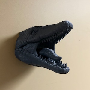 Mosasaurus Head Wall Art Mount - 3D Printed Bust - Etsy