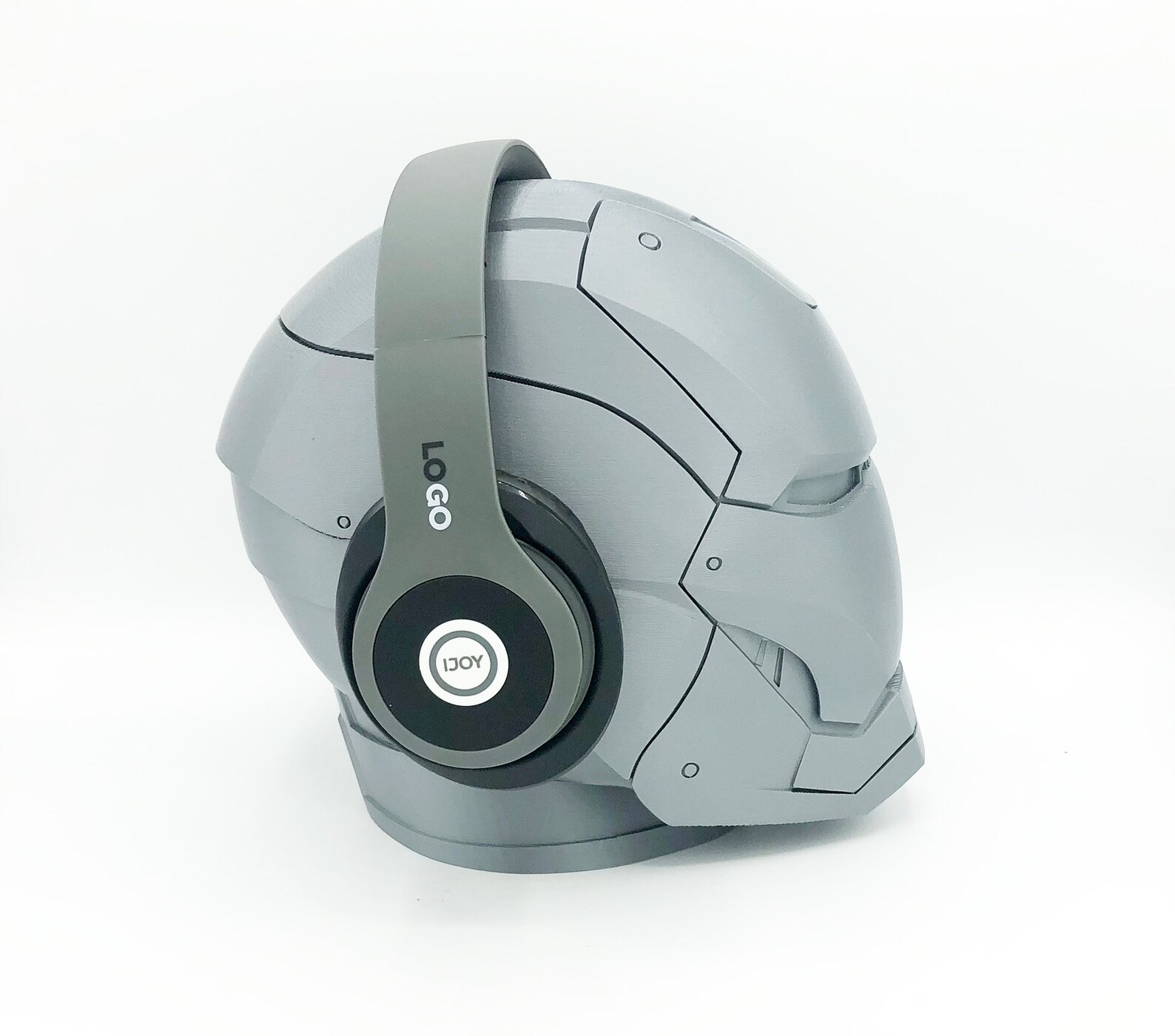 Iron Man Headphone Head - 3D Printed Headphone Stand Bust - Etsy