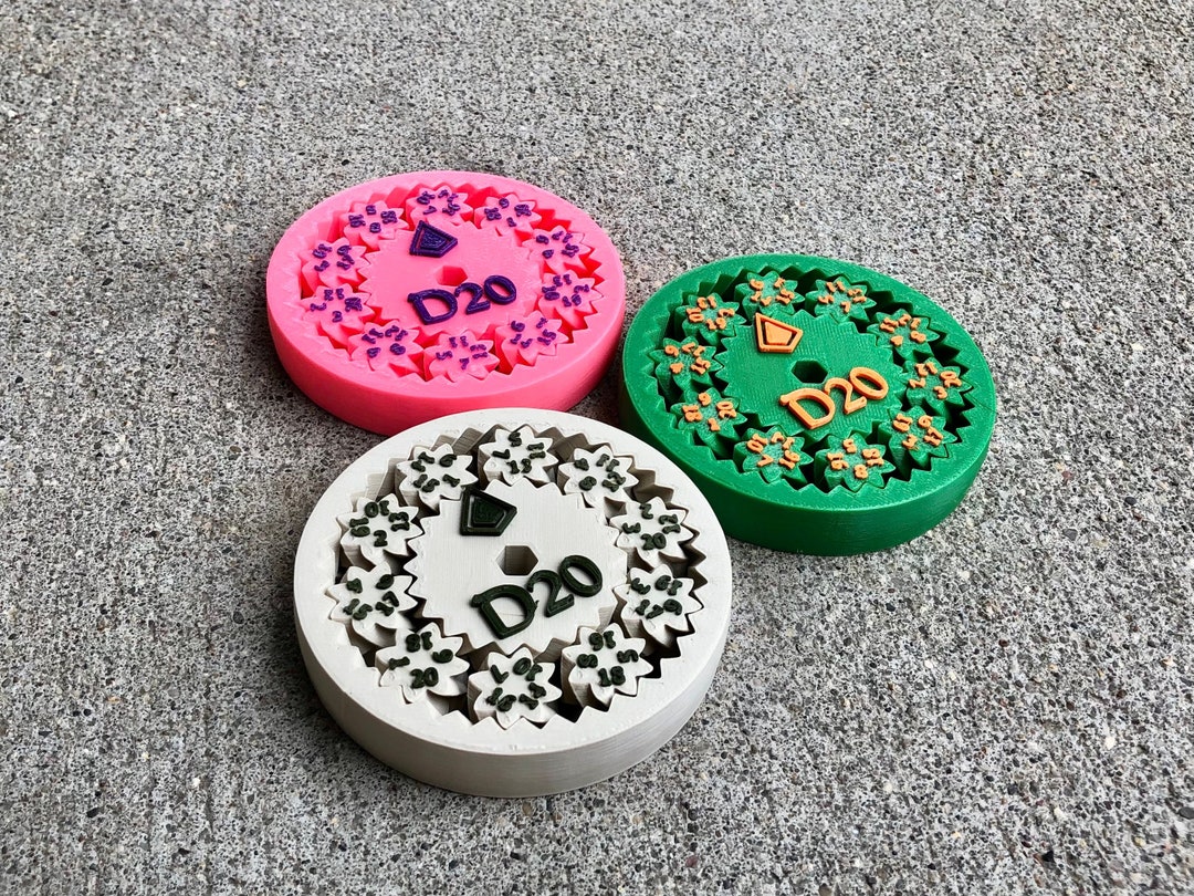 D20 Dice Spinner TTRPG Dice Alternative - Customizable Colors - Etsy