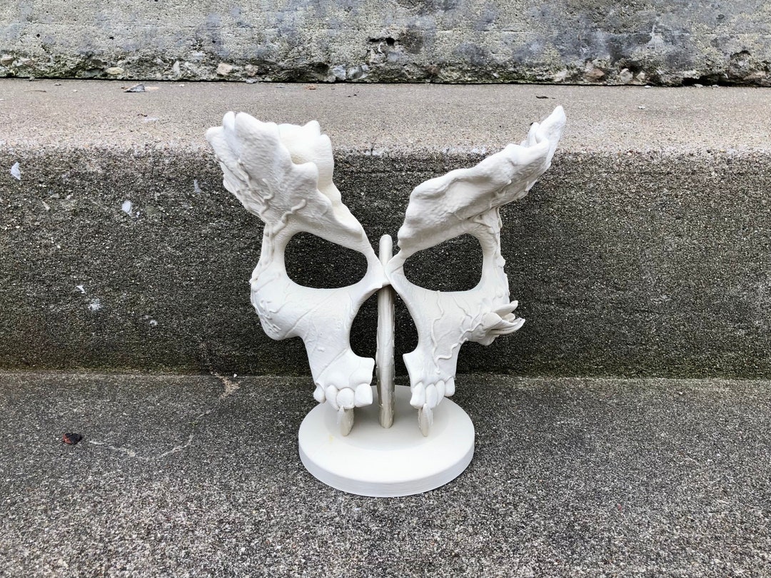 Clicker Zombie Mask - 3D Printed Demi Cosplay Mask With Stand - Etsy