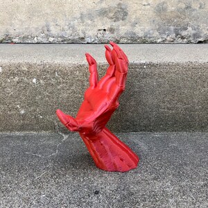 Demon Hand 3D Printed Halloween Sculpture Figure Toy - Various Colors ...