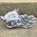 Snarling Wolf Mask - 3D Printed Demon Oni Half Mask - Etsy