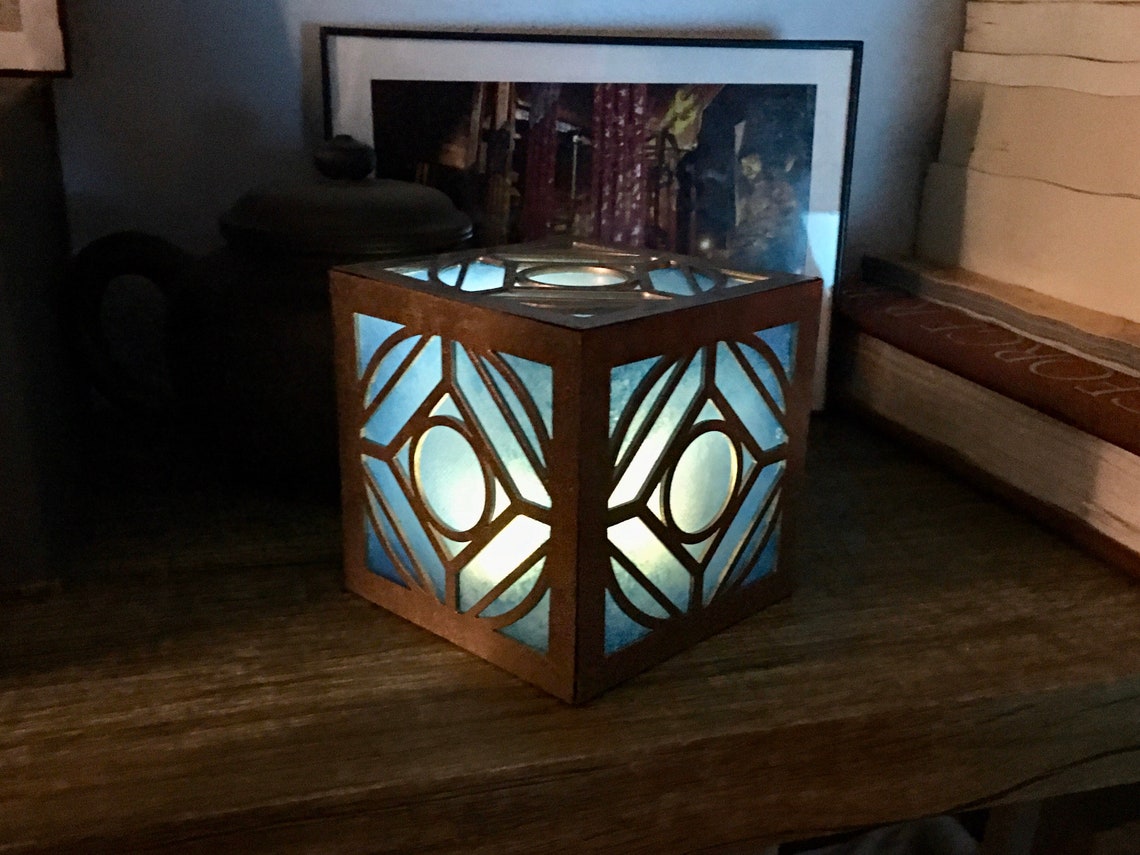 Hand-painted 3D Printed Jedi Holocron Wayfinder Inspired by | Etsy