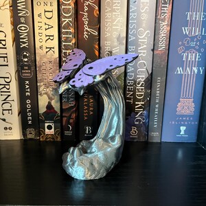 Butterfly in Quicksilver Bookshelf Decor - Alchemy and Fae Magic Figure ...