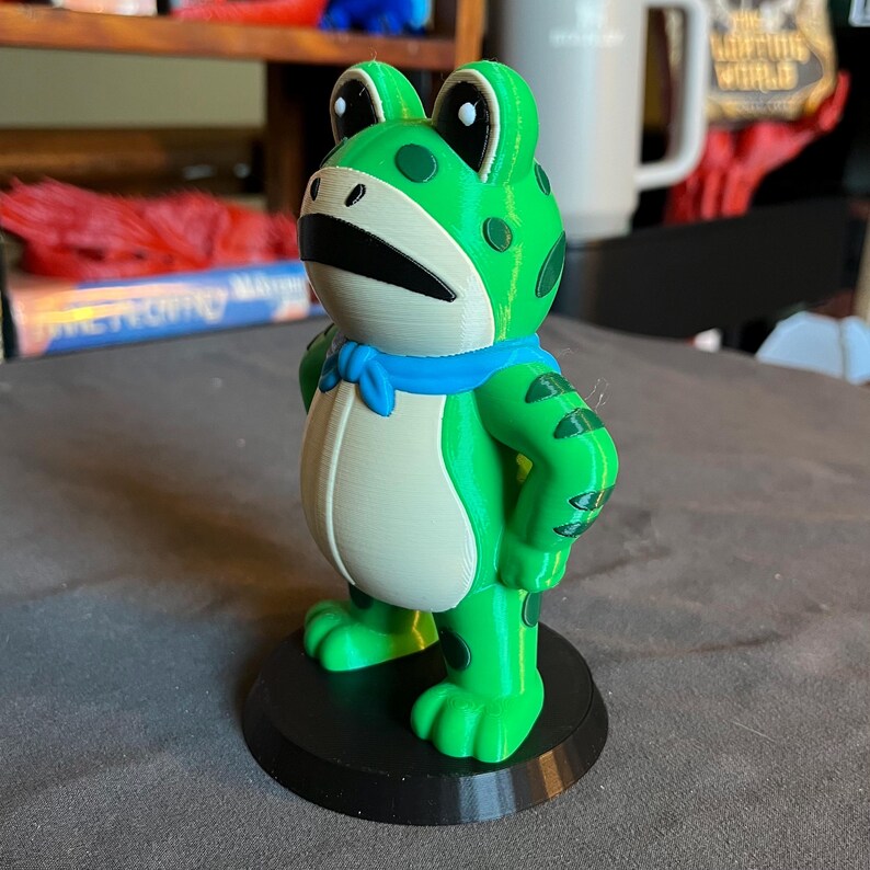 Protest Frog Figure - Courageous Frog Hero Office Decor - Etsy
