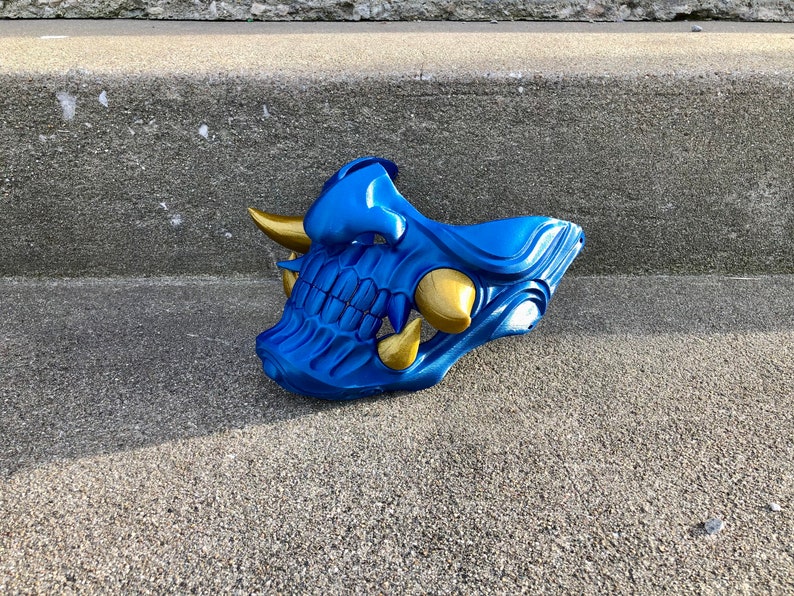 Japanese Hannya Half Mask Version 2 Oni Demon Mask 3D Printed - Etsy