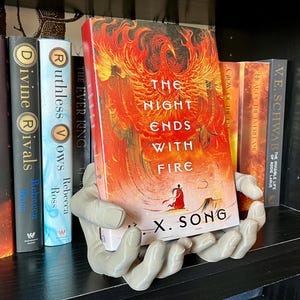 Cupped Hands Book Stand - Forward Facing Book Display - 3D Printed ...