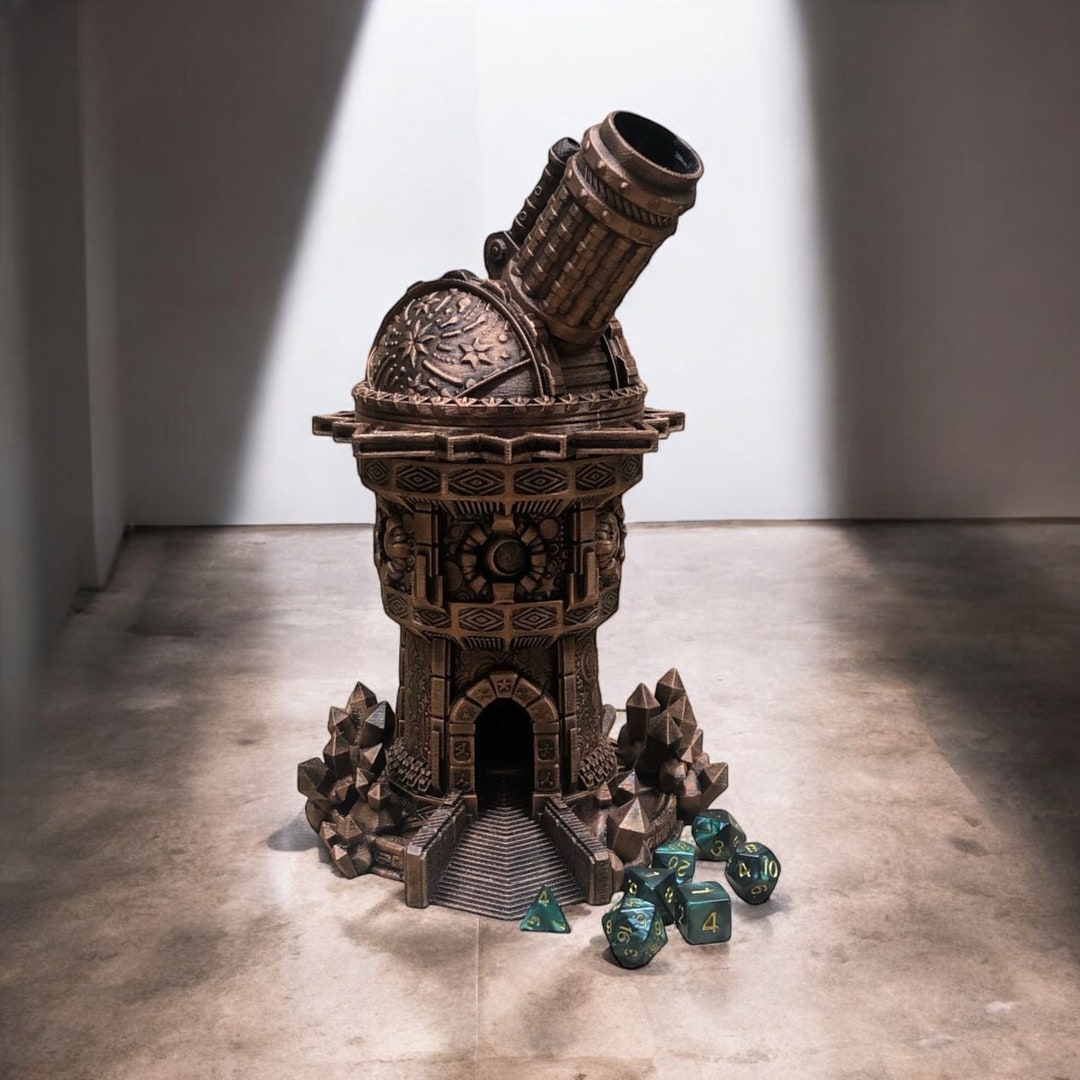Rotating Observatory Dice Tower - 3D Printed - Etsy