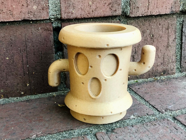 3D Printed Hand-painted Gyroid Lloid Succulent Planter Vase | Etsy