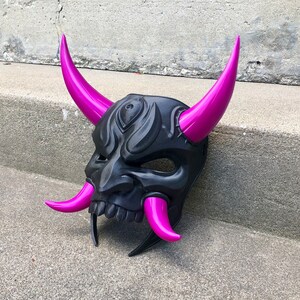 Japanese Onimusha Hannya Mask Oni Demon Mask 3D Printed Samurai Mask - Etsy