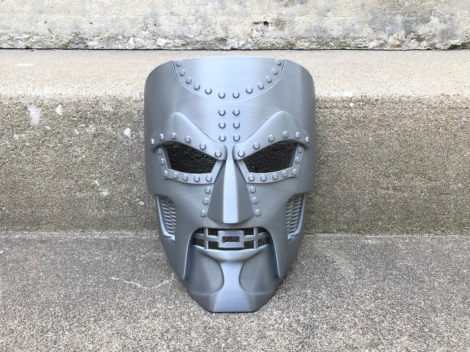 3D Printed Doctor Victor Von Doom Inspired Mask - Etsy
