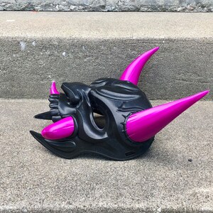 Japanese Onimusha Hannya Mask Oni Demon Mask 3D Printed Samurai Mask - Etsy